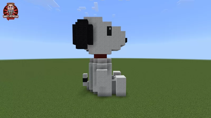 Snoopy built in Minecraft!! Minecraft Map