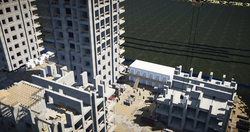 High-Rise Construction Site Minecraft Map