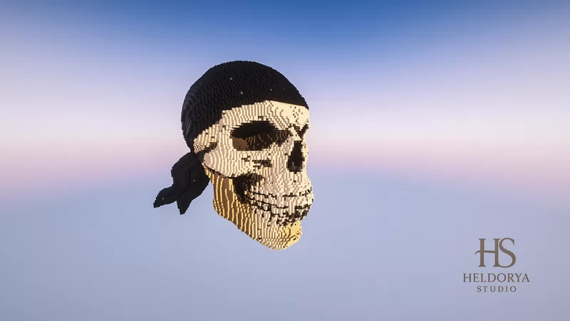 Pirate Skull Minecraft Map