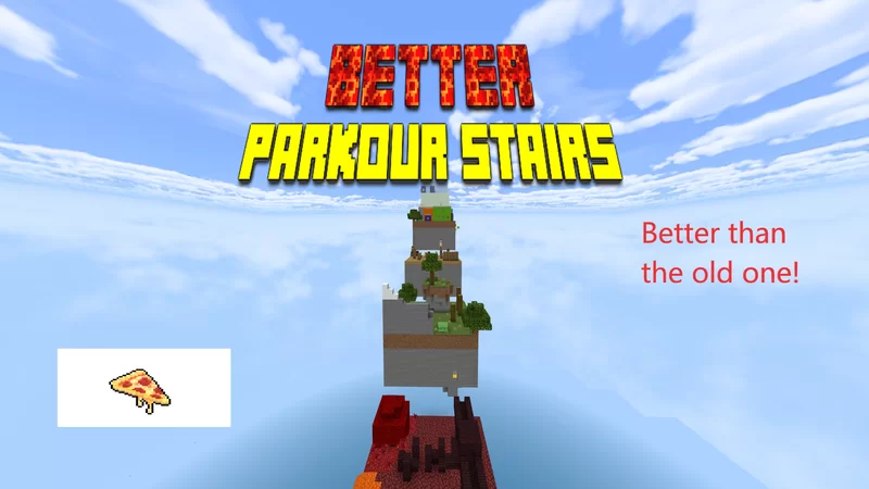 BETTER Parkour Stairs Minecraft Map