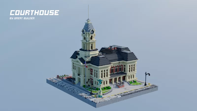 Courthouse | Download | Full Interior Minecraft Map