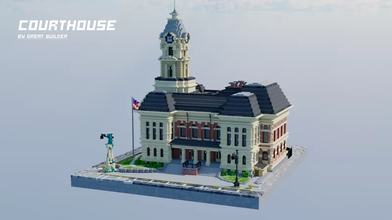 Courthouse | Download | Full Interior Minecraft Map