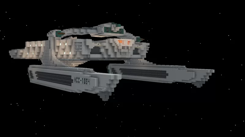 [Star Trek] Miranda-class - USS Reliant (1.5:4 scale) Minecraft Map