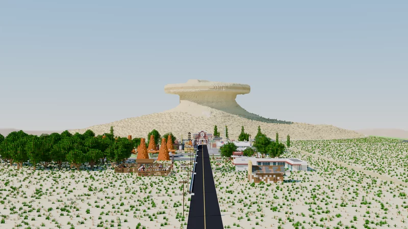 Radiator Springs - Disney Pixar's "Cars" map recreation Minecraft Map