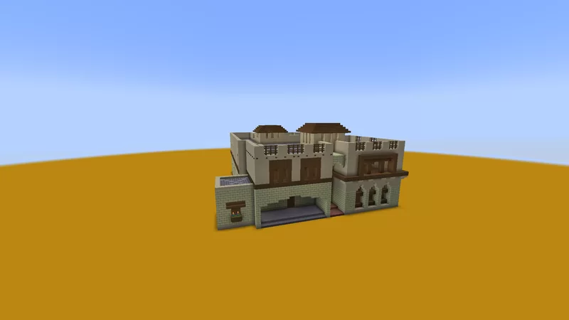 Large desert house Minecraft Map