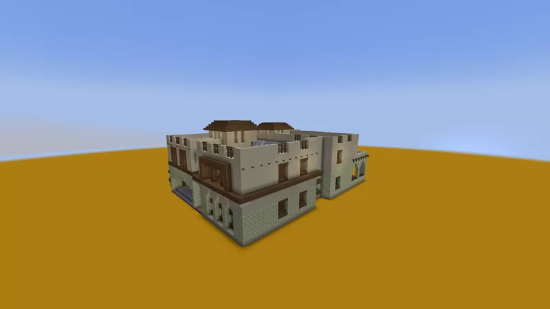 Large desert house Minecraft Map