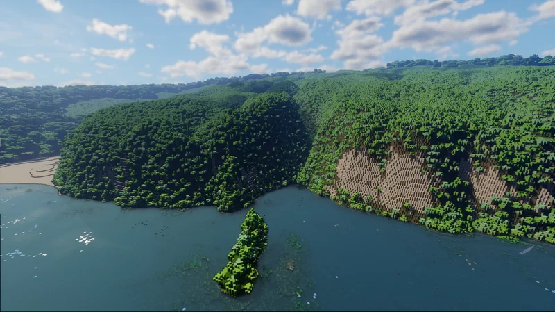 Isla Nublar 1993 Real Height Jurassic Park Minecraft Map