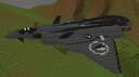 Halo UNSC Halberd class light destroyer Minecraft Map