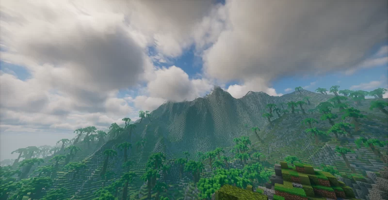 NINA8671's island #4 "Volcanic mountain" 4k x 4k Java / Bedrock ...