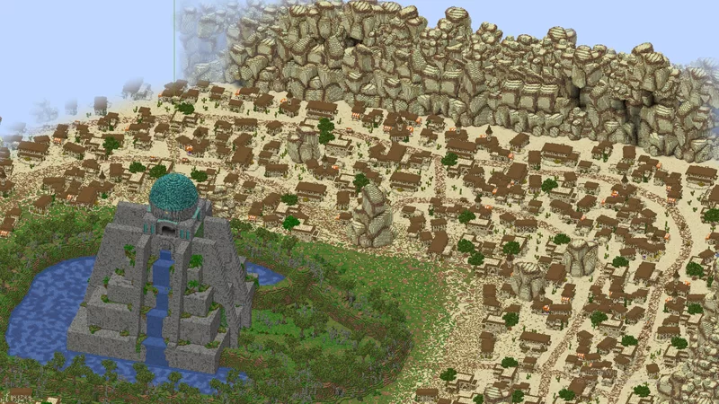Desert MegaBuild Minecraft Map
