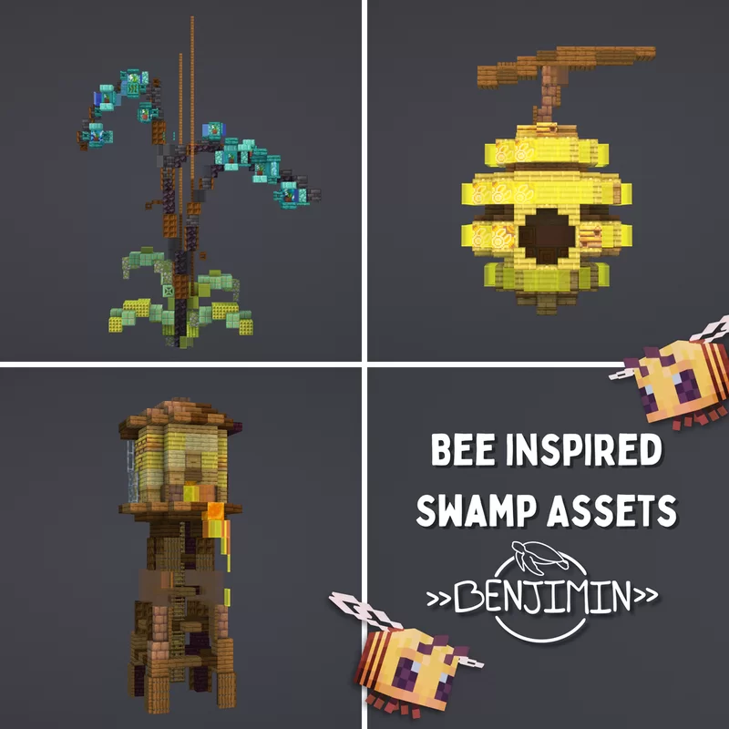 Bee Inspired Assets (Java Download) Minecraft Map