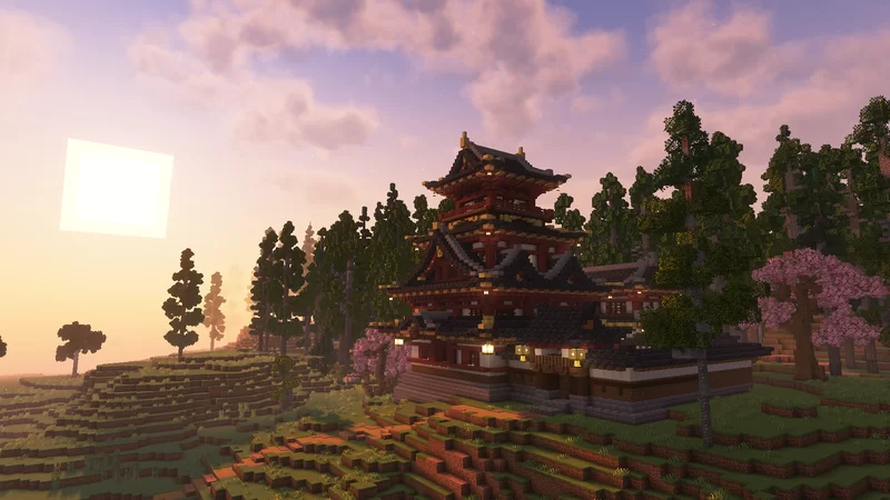 [Free download] Japanese Castle: Iwatoride Minecraft Map