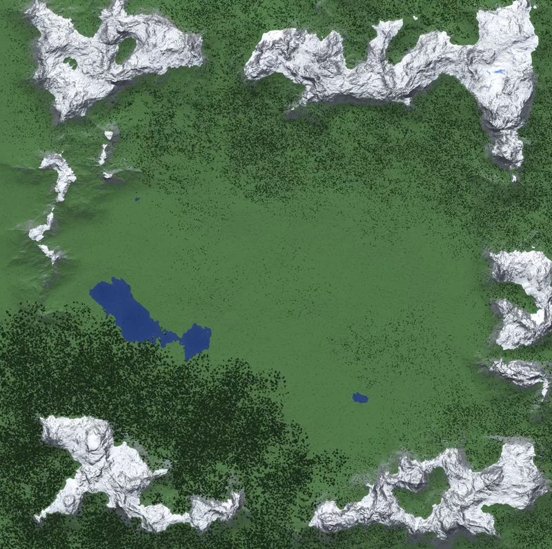 Alpine map | Commision Minecraft Map