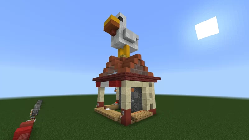 The Minecraft Movie | Steves Lava Chicken Stand Minecraft Map