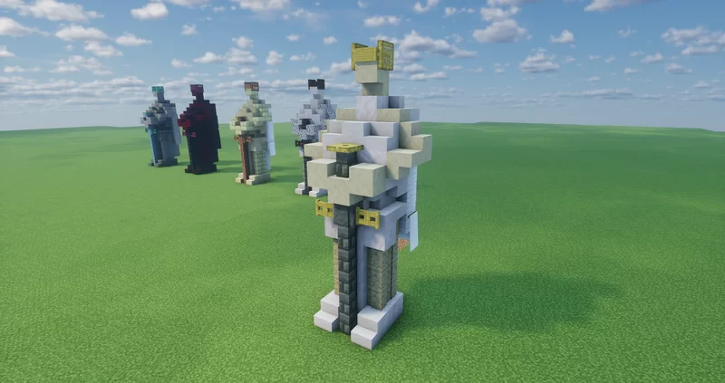 Simple Knight Statue Minecraft Map