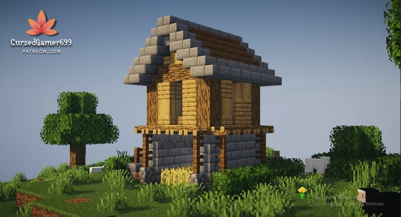 Ultimate Starter Survival House | Clean & Cozy Litematica Build ...