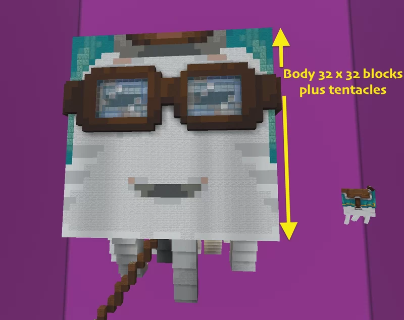 Giant Happy Ghast Minecraft Map