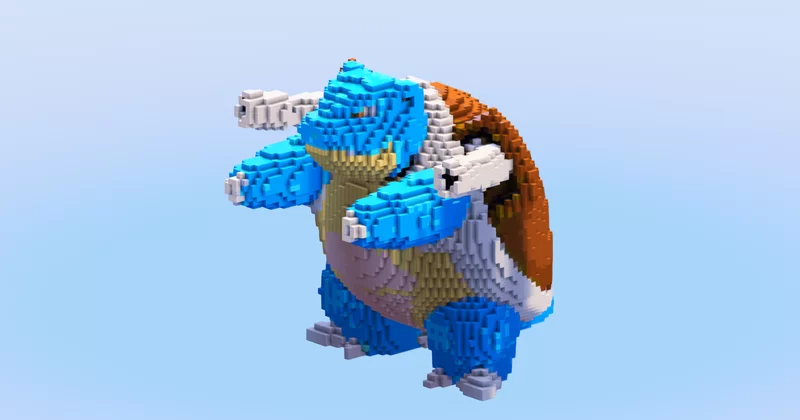 Blastoise Minecraft Map