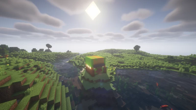 Villager Face House Minecraft Map