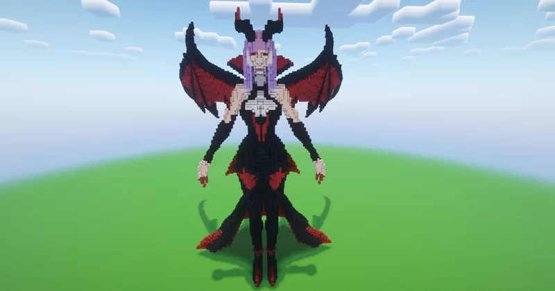 Minecraft Vampire Girl Statue Minecraft Map