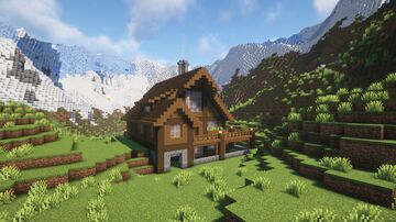 Cottagecore Minecraft Maps with Downloadable Schematic