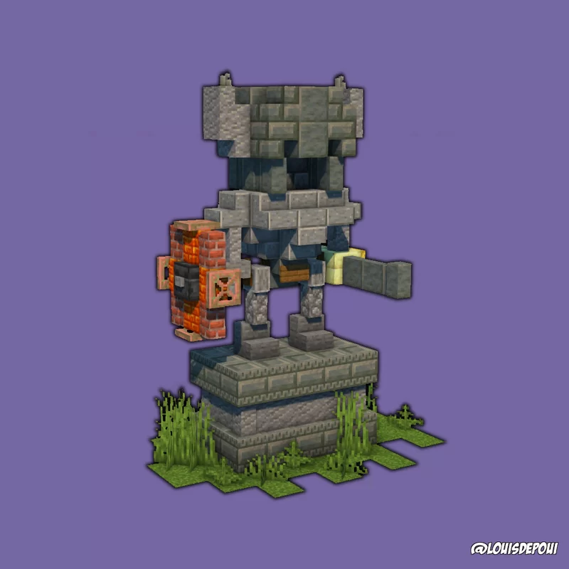 Small Knight Statues Minecraft Map