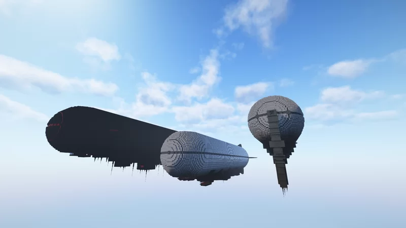 Behemoth II class command ship Minecraft Map