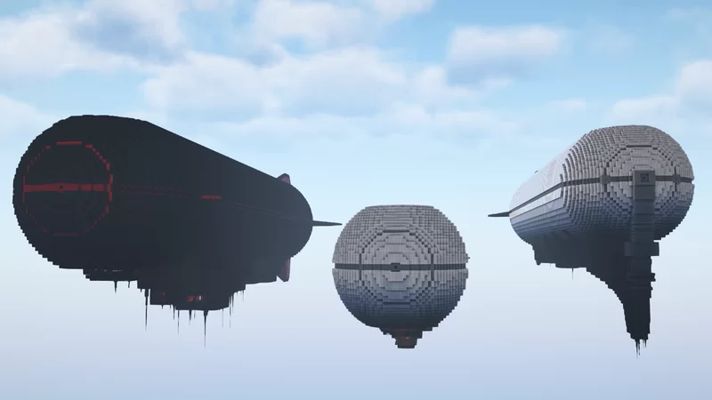 Behemoth II class command ship Minecraft Map