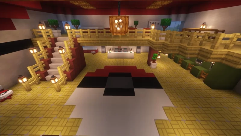 Custom Pokémon Center Minecraft Map