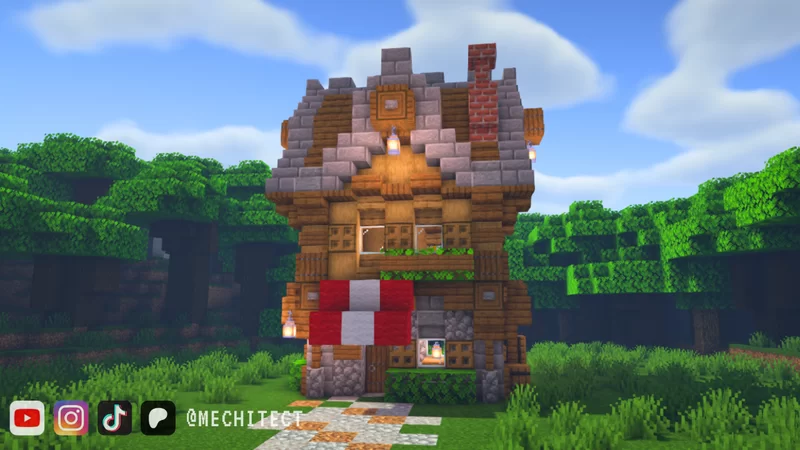 Medieval Candle Shop Minecraft Map