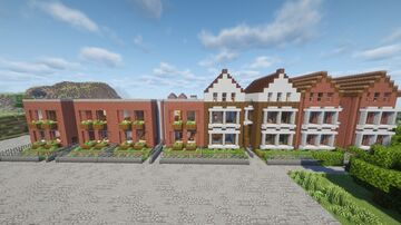 Townhouse Minecraft Maps with Downloadable Schematic