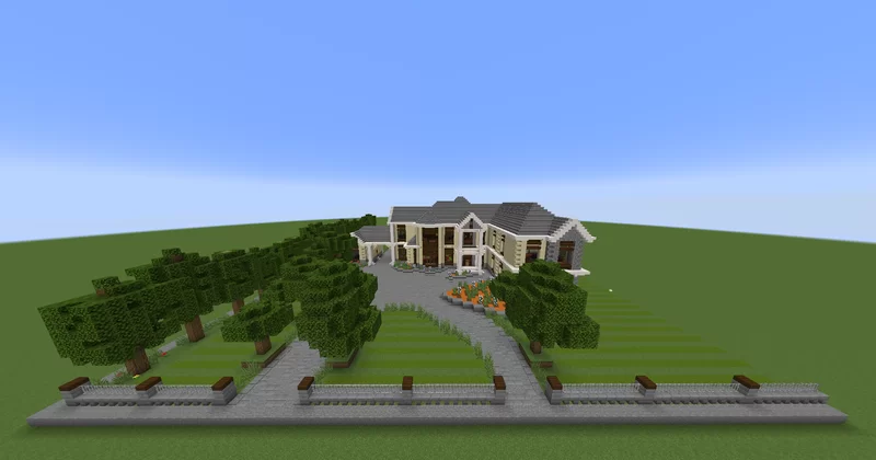 European Mansion House - Schematics Minecraft Map