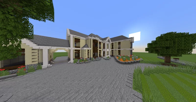 European Mansion House - Schematics Minecraft Map