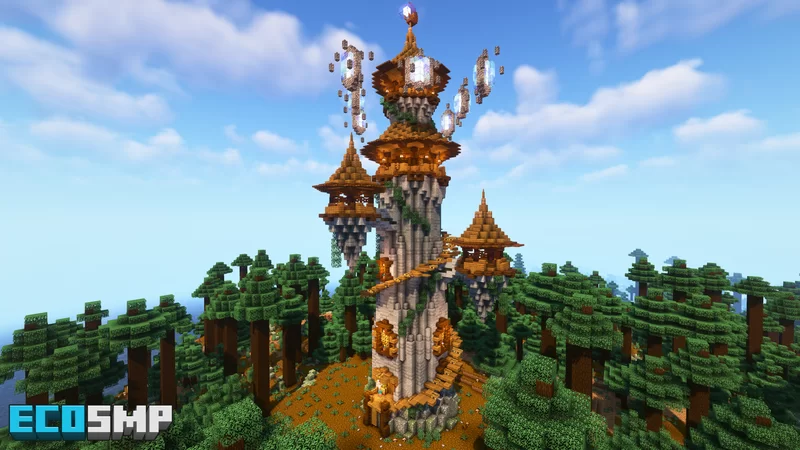 🌙 The Moonspire (Fantasy Wizard's Tower) | Download Minecraft Map