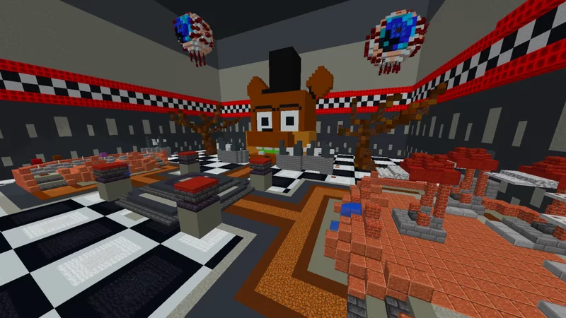 spawn fnaf free boxpvp .schematic Minecraft Map