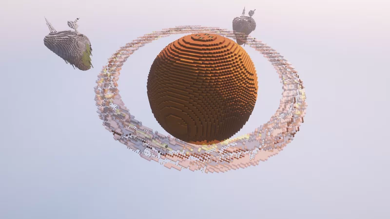 BedWars - Asteroid map by Lunarioid Minecraft Map