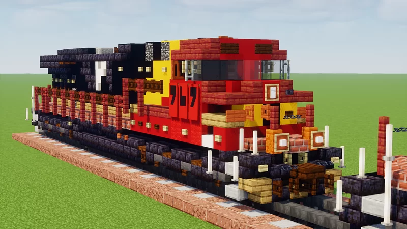 Unstoppable AWVR 777 767 AC4400CW Train Minecraft Map
