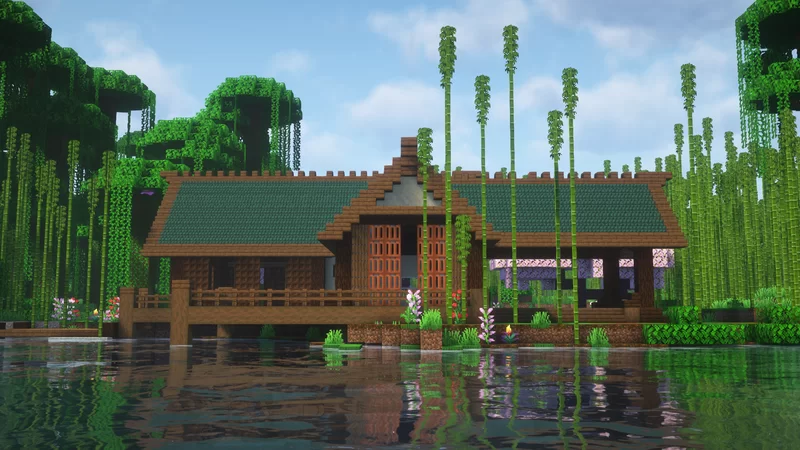 Small Riverside Cabin Minecraft Map