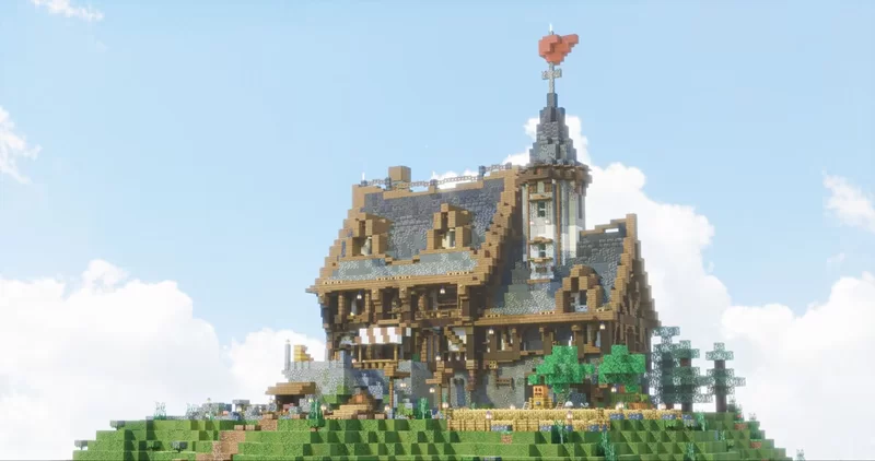 Medieval residential buildings Minecraft Map