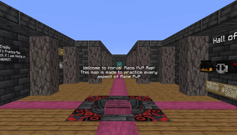 Horus' Mace Practice Map Minecraft Map