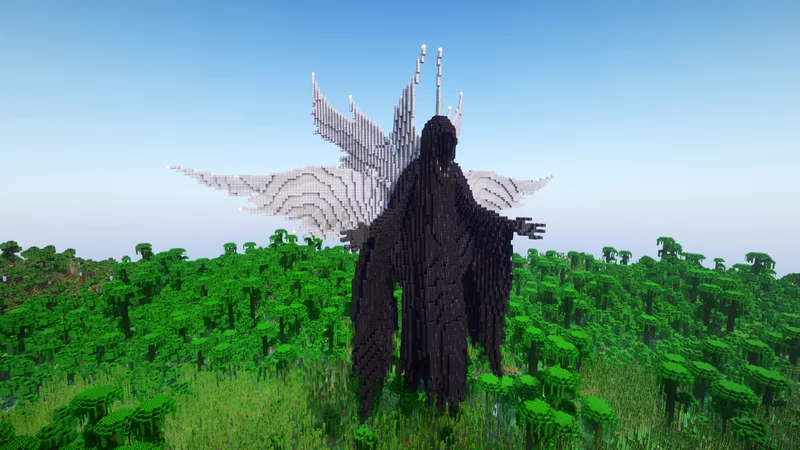 Minecraft Angel of Death |Azrael| Statue V58 Minecraft Map