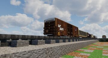 Wagon Minecraft Maps with Downloadable Schematic for Java Edition