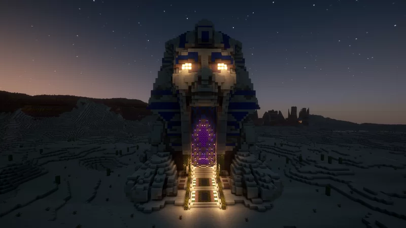 Minecraft Abolhol Nether Portal Statue Minecraft Map