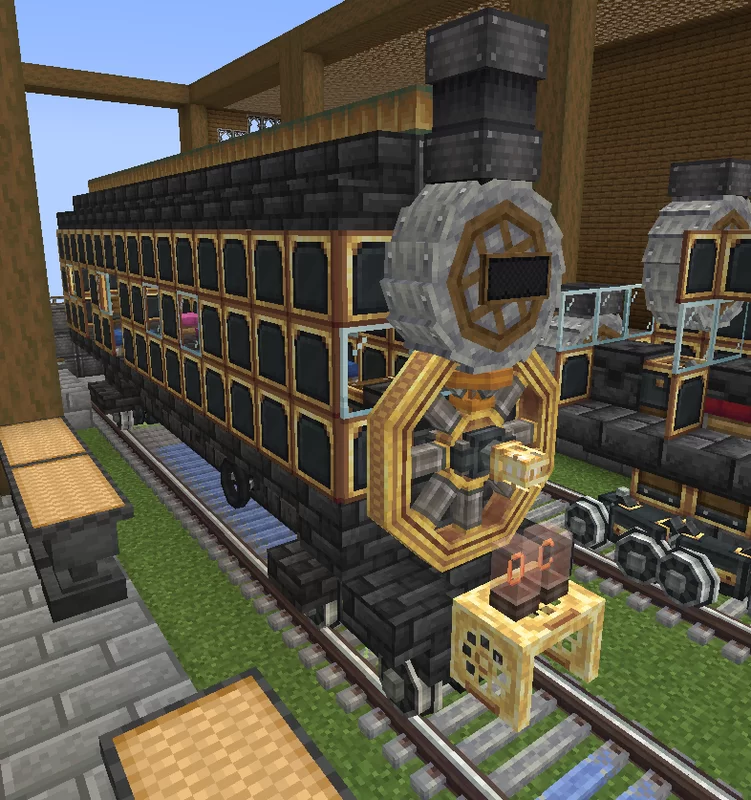 [mod create]Steampunk train Minecraft Map