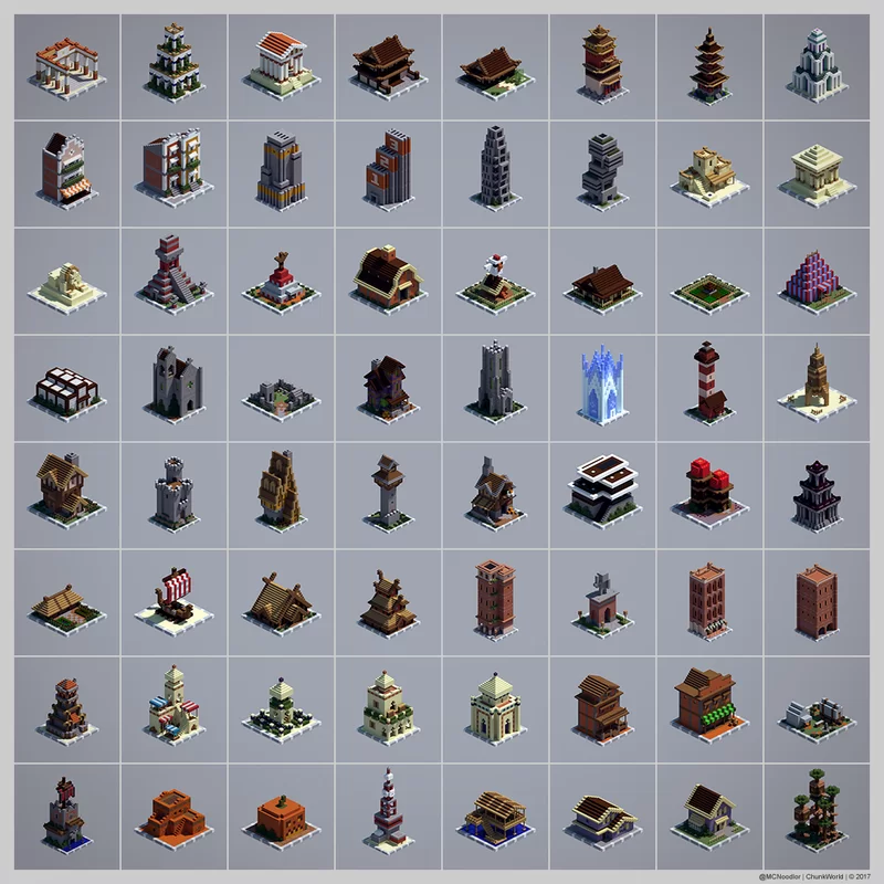 McNoodlor 2017 Chunkworld Minecraft Map