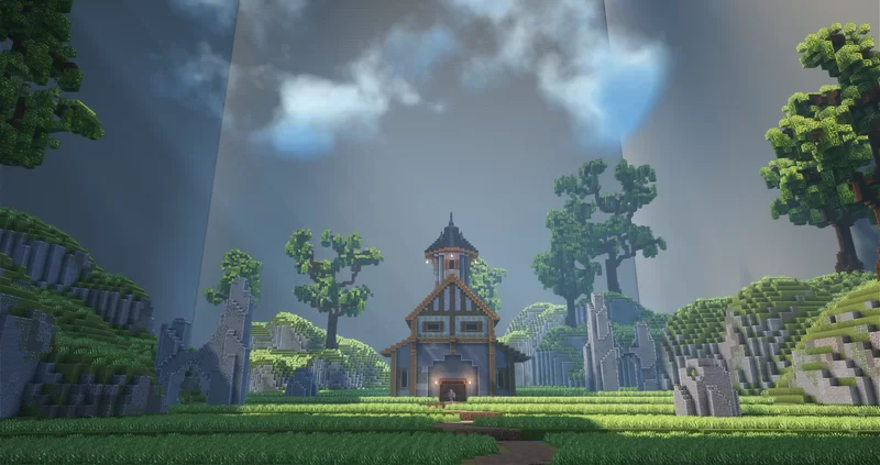 Mountain House Map Minecraft Map