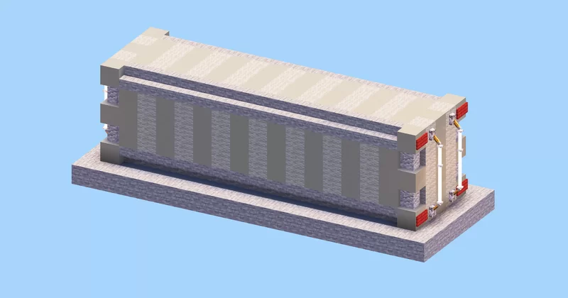 Light Gray Container Minecraft Map