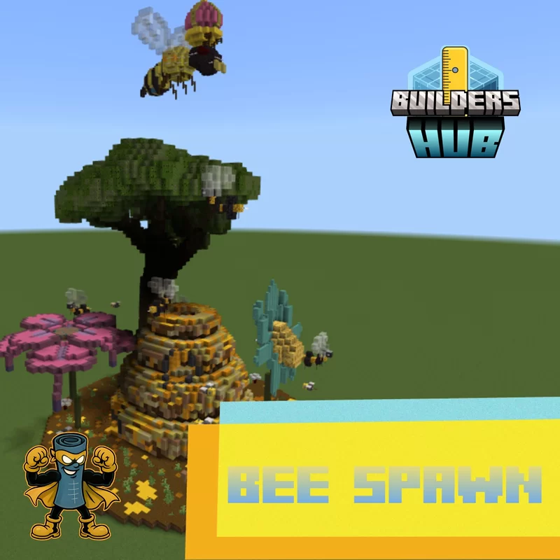 Bee Spawn (FREE DOWNLOAD) Minecraft Map