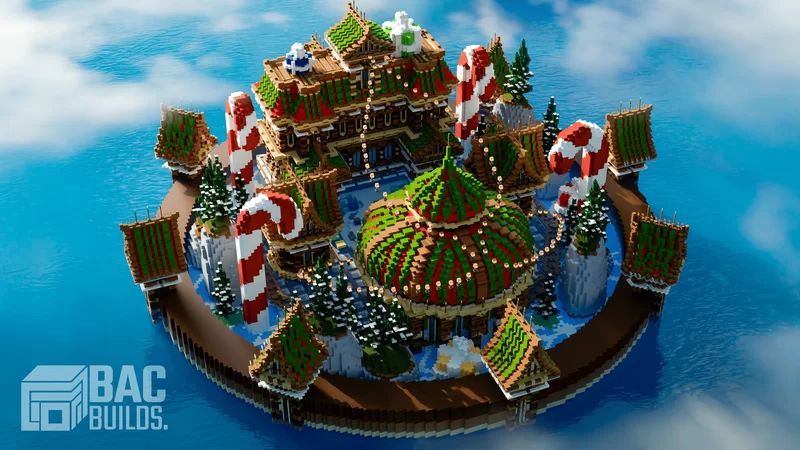 Lobby/Spawn Christmas Theme Minecraft Map