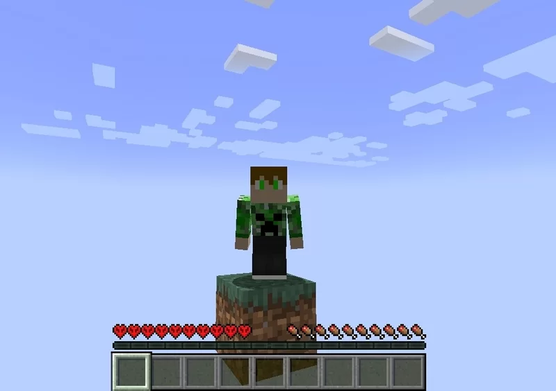 100 DIAS EN UN BLOQUE DE CESPED INFINITO HARDCORE Minecraft Map